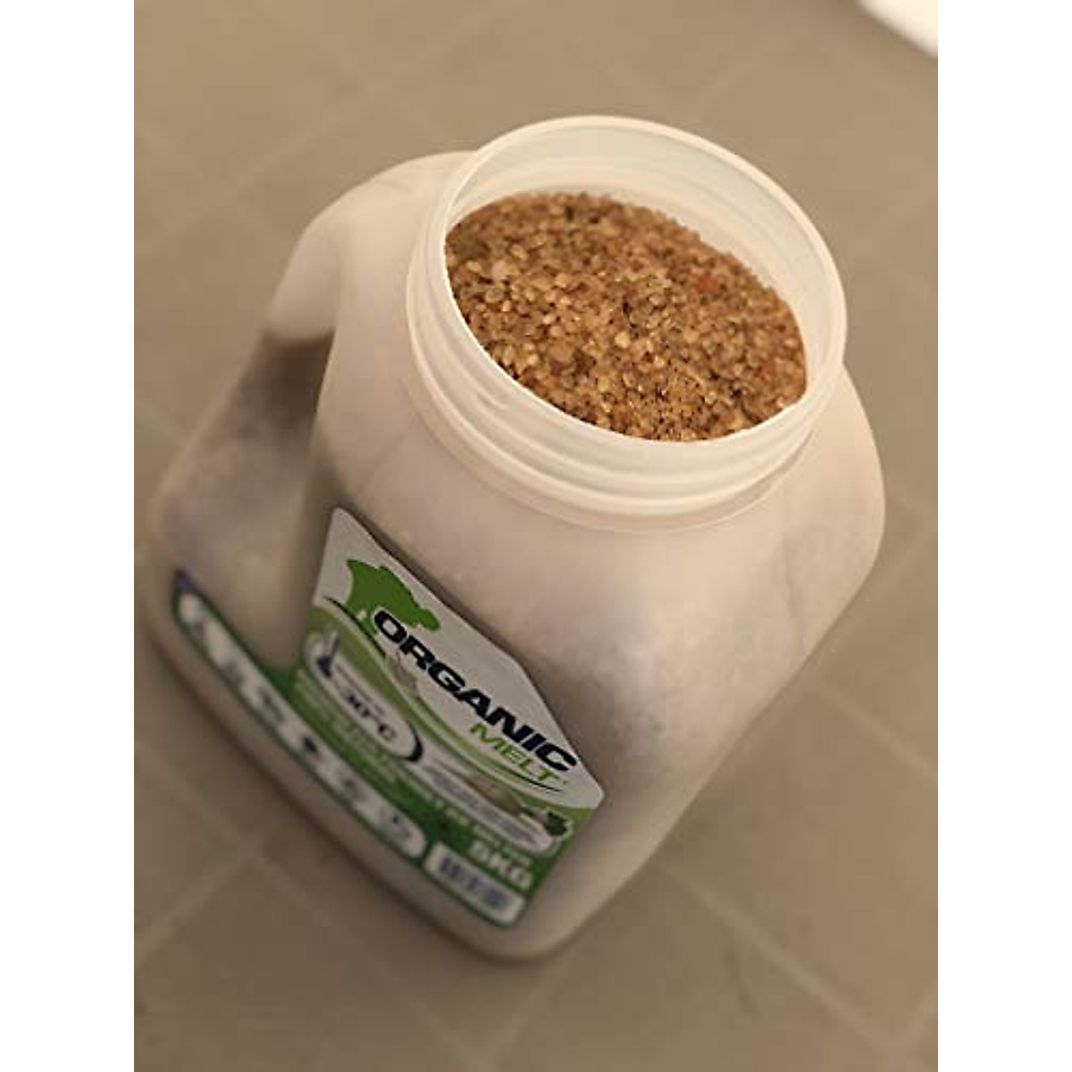 Organic Melt Premium Granular Ice & Snow Melt - Pet Friendly, Plant and Concrete Safe Beet Deicer - 5kg Shaker Jug (11 lbs) (2 Pack)