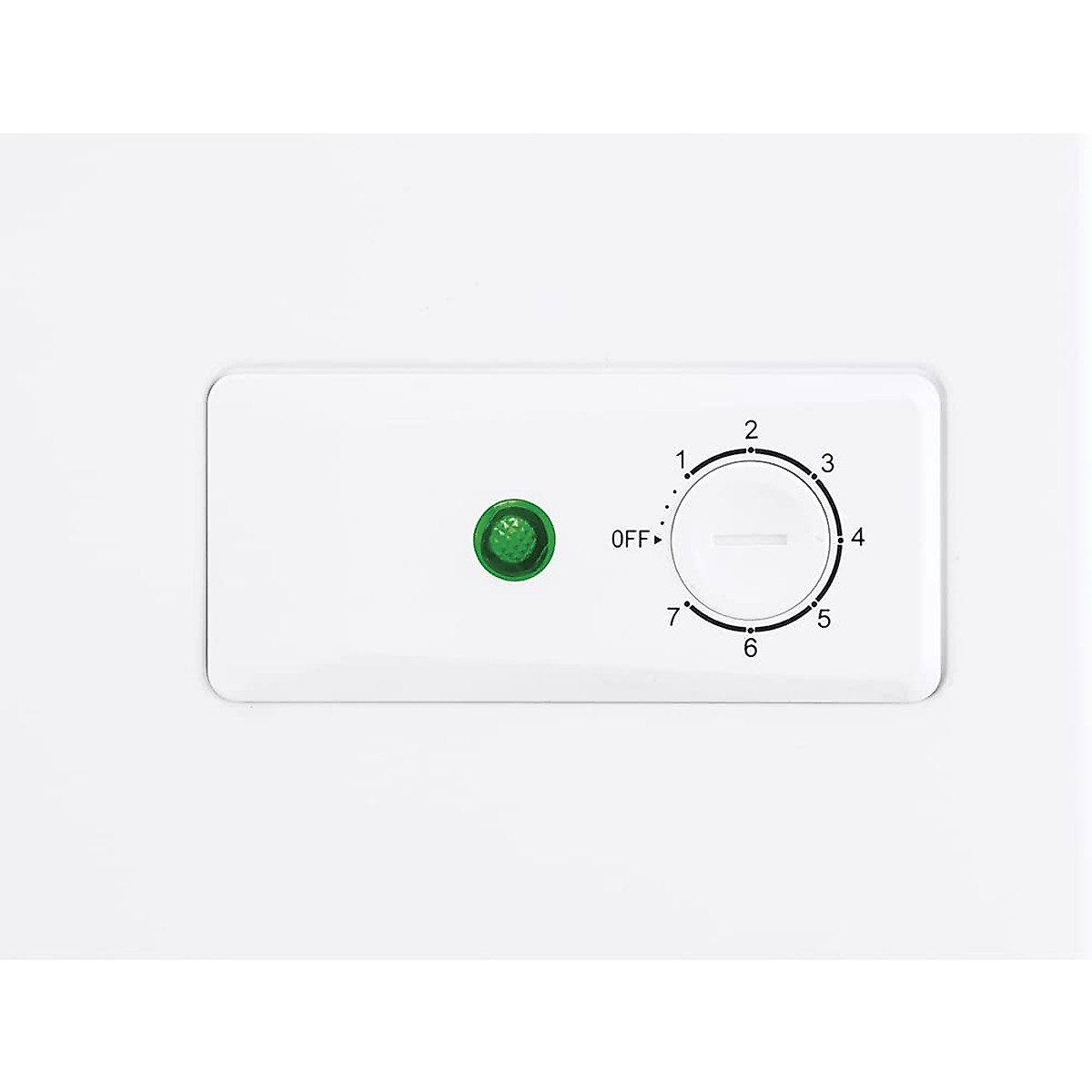 Hotpoint Chest Freezer | 3.6 Cubic Ft. | Complete With Quick Defrost Drain, Freezer Organizer Basket & Adjustable Thermostat | Upright Freezer for the Kitchen, Garage, or Basement | White