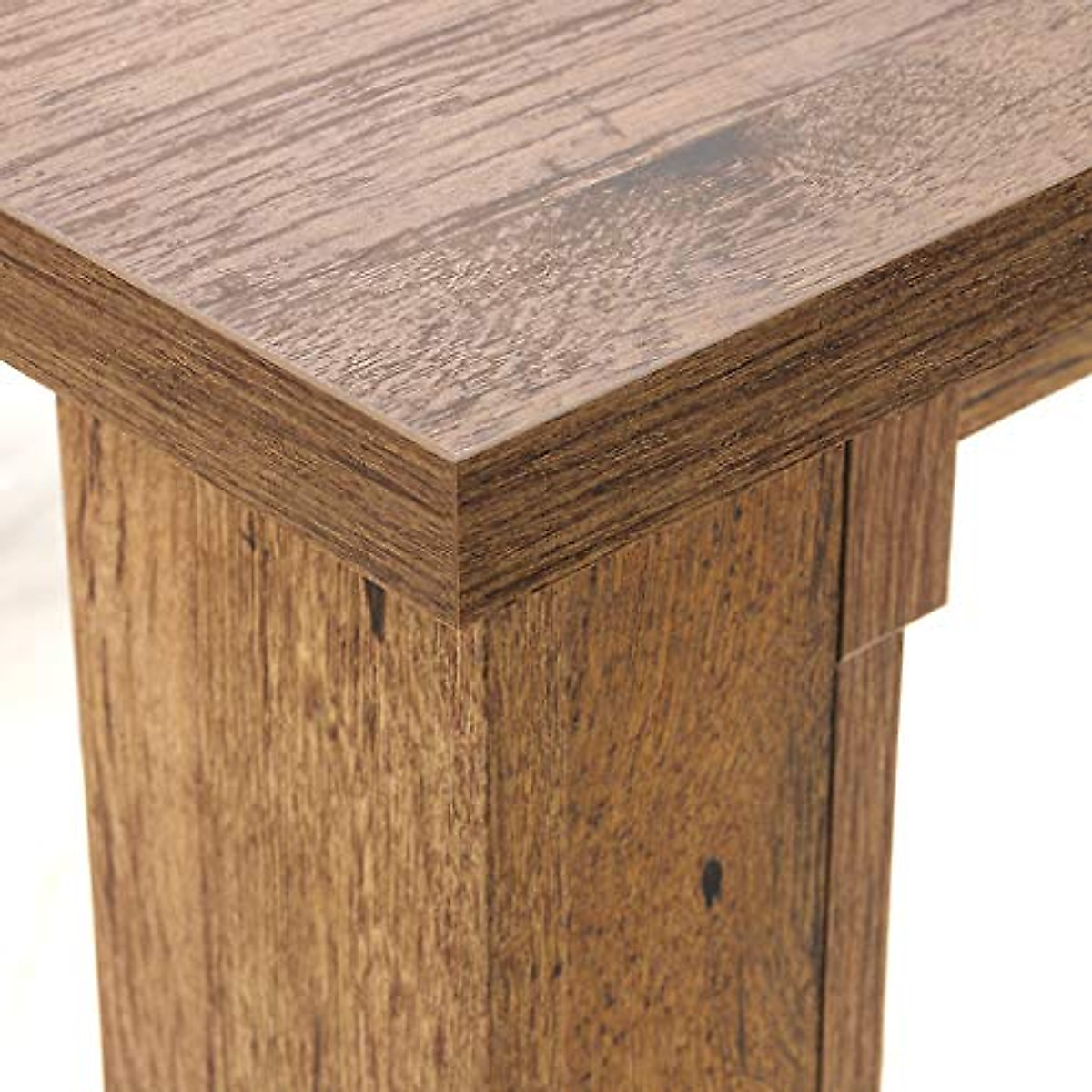 Sauder Boone Mountain Counter Height Dining Table, L: 25.59" x W: 55.12" x H: 35.39", Vintage Oak Finish