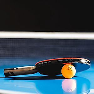 PRO SPIN Ping Pong Balls - Orange 3-Star 40+ Table Tennis Balls (Pack of 24) | High-Performance ABS Training Balls | Ultimate Durability for Indoor/Outdoor Ping Pong Tables