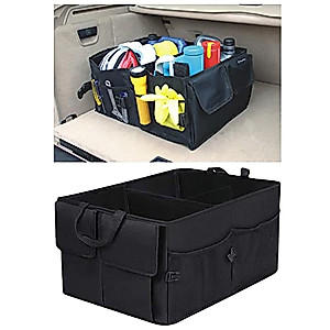 ＫＬＫＣＭＳ Truck Car Boot Organiser Folding Storage Bag, Storage Trunk Organizer, Flexible, Easy to Use