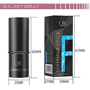 Go Ho 3PCS Cool-tone Contour Highlight Blush Stick Set,Cream Contour Stick Kit,Long-Wearing,Natural-Looking Contouring Face Foundation Makeup -Shimmer Highlighter,Blush&Bronzer Shading Contour