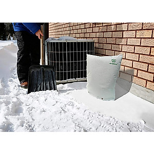 ArtiGifts Insulated Pouch - Backflow Insulation Cover for Winter Freeze Protection, Pale Khaki, 14’’W x 19’’H - Measure Before Purchase