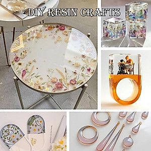 LUCISKY 32OZ Epoxy Resin Crystal Clear Kits, Premium Casting and Coating Resin for Molds, DIY Crafts, Jewelry, Art Painting, Not Yellowing and No Bubble, Easy Mix 1:1 Ratio