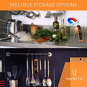 HoYiBo Candy Thermometer,Meat Thermometer, Digital Meat Thermometer, Food Thermometer,2S Ultra Fast Instant Read Digital Kitchen Thermometer for Grilling, BBQ, Baking, Candy, Liquids, Oil