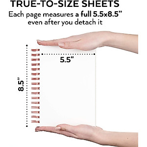 ARTEZA Watercolor Paper, Pack of 3, 30 Sheets Each, 5.5x8.5 Inches Watercolor Pad, 140lb/300gsm, Cold Press, Acid Free Art Paper