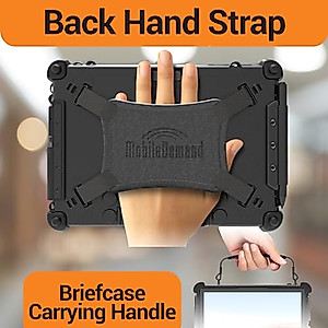 MobileDemand Ultra Rugged Standard Case for Microsoft Surface Go, Go 2, Go 3, Go 4 – Heavy Duty Tablet Case – Briefcase Handle, Hand Strap, Keyboard Compatible – Shock Absorbing, Fully Protective Case