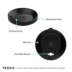 Tervis Made in USA Double Walled University of Michigan UM Wolverines Insulated Tumbler Cup Keeps Drinks Cold & Hot, 24oz, Big M
