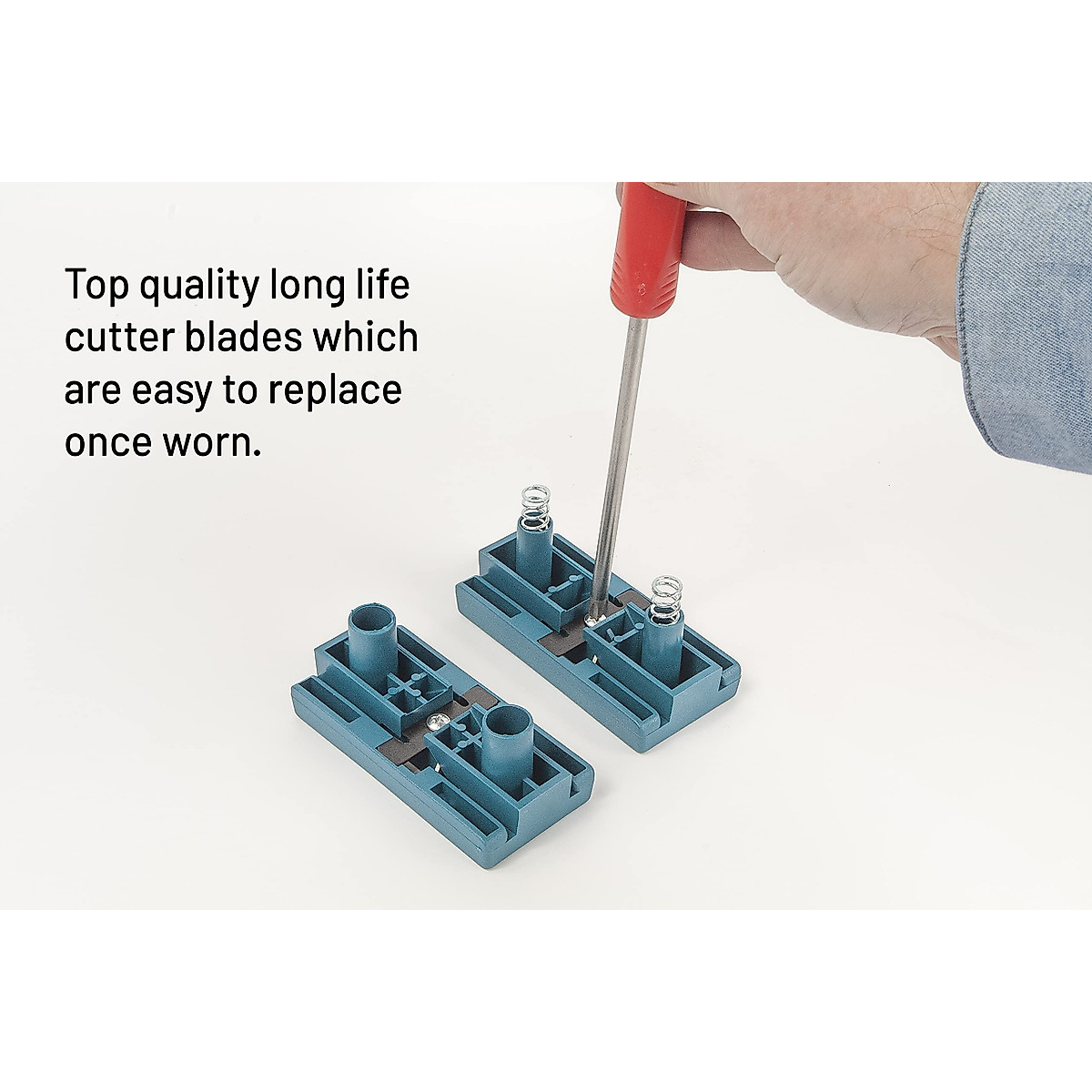 Virutex AU-93 Double Edge Manual Banding Trimmer and Scrapper, Quad Trimmer, Thin Edge Scrape Both Sides Simultaneously, Long Life Cutter Blades of Chromium-vanadium alloyed (51CrV4)