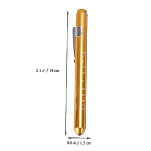 Mobestech Accessories Pen Torch Cases Cute Medical Rechargeable Pen Light LED Pen Props Yellow