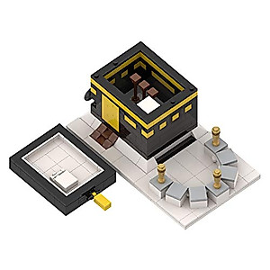 Kaaba Bricks Islamic Toy Building Blocks Set Included Guide of 64 Steps Durable Quality Brain Booster Maze Puzzle Islamic Educational DIY Building Kit Ideal for Boys Girls Preschool (325 Pieces)