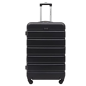 Travelers Club Harper Luggage, Black, 2 Piece Set
