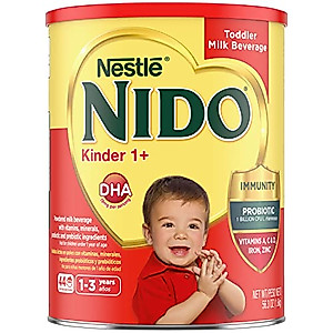 NIDO Kinder 1+ Toddler Powdered Milk – 56.3 Oz (3.52 LB)
