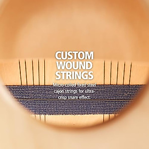 Meinl Artisan String Cajon with Espresso Burst Frontplate / Baltic Birch Body - MADE IN SPAIN - Soleá Line, 2-YEAR WARRANTY (AESLEB)