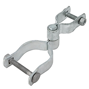 GBGS 4 Sets 2-3/8" x 1-3/8" Chain Link Fence Gate Post Hinge,Cattle Corral Rail Hinge,Max Load 220lb