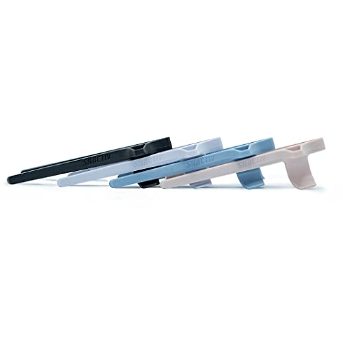 NEW - SNACTIV LITE - 4PC Bundle - All New Colors! - The Official Snacking Tool of The Future, As Seen On Shark Tank! Finger Chopsticks | Snack Chopsticks | Chopsticks For Gamers