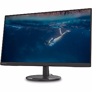 Lenovo C27-20 27-Inch WLED Monitor, FHD, IPS, FreeSync, 75Hz, 4ms, HDMI, VGA, Ergonomic Design