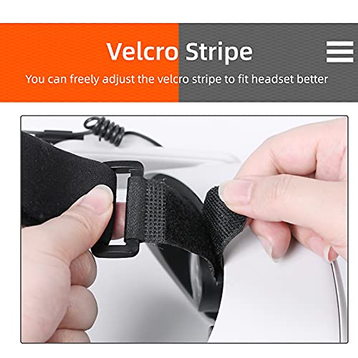 Headset Adapter Deluxe Audio Strap Kit Compatible with Meta Oculus Quest 2 DAS HTC Vive (V2) FrankenQuest 2