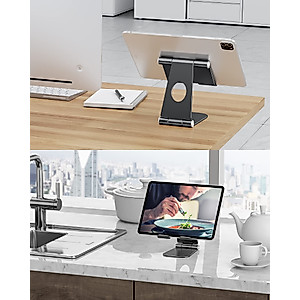 OMOTON Fully Foldable Tablet Stand, Black