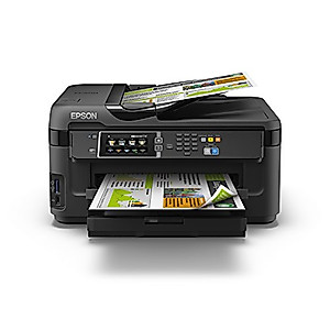 Epson C11CC98201 Workforce 7610 Wireless All-in-One Inkjet Printer, Copy/Fax/Print/Scan
