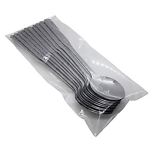 10 pieces Korean Traditional Cutlery Ginseng engraved Stainless Steel Rice Spoon set