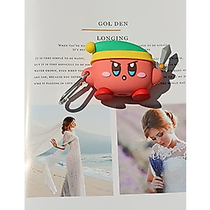 Case Design for Apple AirPods Pro Case Adorable Cartoon Cover Silicone Shockproof 3D Monster Cute Kawaii Protective Case Anti-Fall Case for Airpod Pro Case with Carabiner Ring