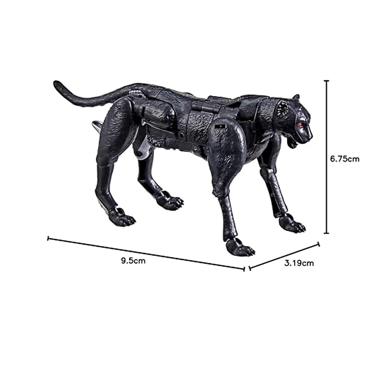 Transformers Toys Generations War for Cybertron: Kingdom Deluxe WFC-K31 Shadow Panther Action Figure - Kids Ages 8 and Up, 5.5-inch