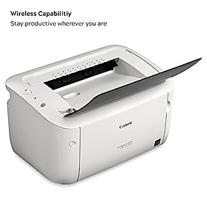 Canon Wireless Laser Printer Black and White Home Laser Printer Small Wireless Monochrome Printer for Home and Office Use, Compact Design with 6 Ft NeeGo Printer Cable