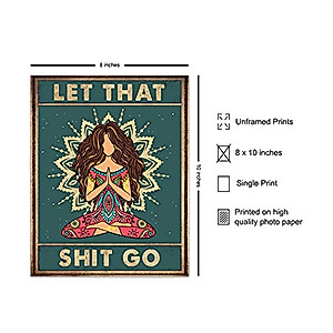 Zen Decor - Meditation Gifts - Spiritual Gifts for Women - Spa Wall Art Room Decor - Namaste Wall Art - Yoga Wall Art - Meditation Decor - Mandala Wall Decor - Boho New Age Buddhist Decor