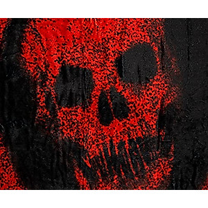 Gears of War Crimson Omen Guns Lightweight Fleece Throw Blanket | Super Soft Plush Blanket, Cozy Bedding Cover for Sofa and Couch, Room Essentials | Video Game Gifts and Collectibles | 50 x 60 Inches