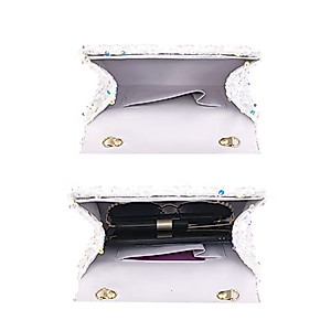 jascaela Women's Evening Handbag Cocktail Party Clutch Purse Pearl Top Handle Evening Bag
