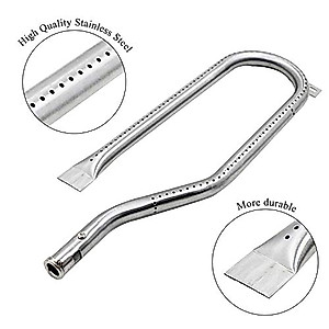 Hisencn Grill Parts Repair Kit Replacement for Jenn Air Gas Grill 720-0337, 7200337, 720 0337 Gas Grill Burners,Heat Plates Tent Shield Burner Cover, Cooking grids Grates