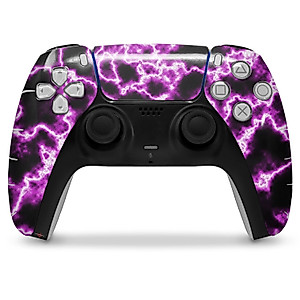 WraptorSkinz Skin Wrap compatible with Sony PS5 DualSense Controller Electrify Hot Pink (CONTROLLER NOT INCLUDED)