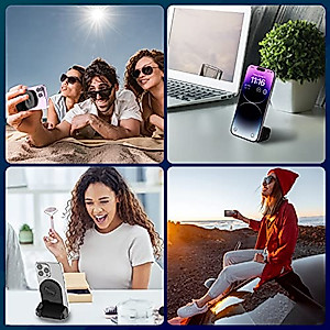 Magnetic Camera Handle, Magnetic Camera Handle Bluetooth Bracket, Smart Phone Handle, with Magsafe Bluetooth Wireless Camera Shutter, Suitable for iPhone Samsung Android Vlog Photo and Video Shooting