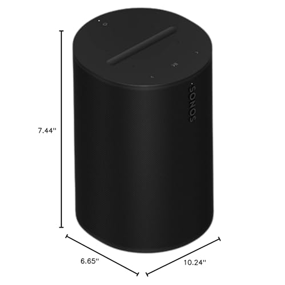Sonos Era 100 - Black - Wireless, Alexa Enabled Smart Speaker