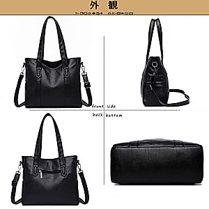 FSD.WG Tote Bags Large Leather Purses and Handbags for Women Top Handle Shoulder Satchel Hobo Bags