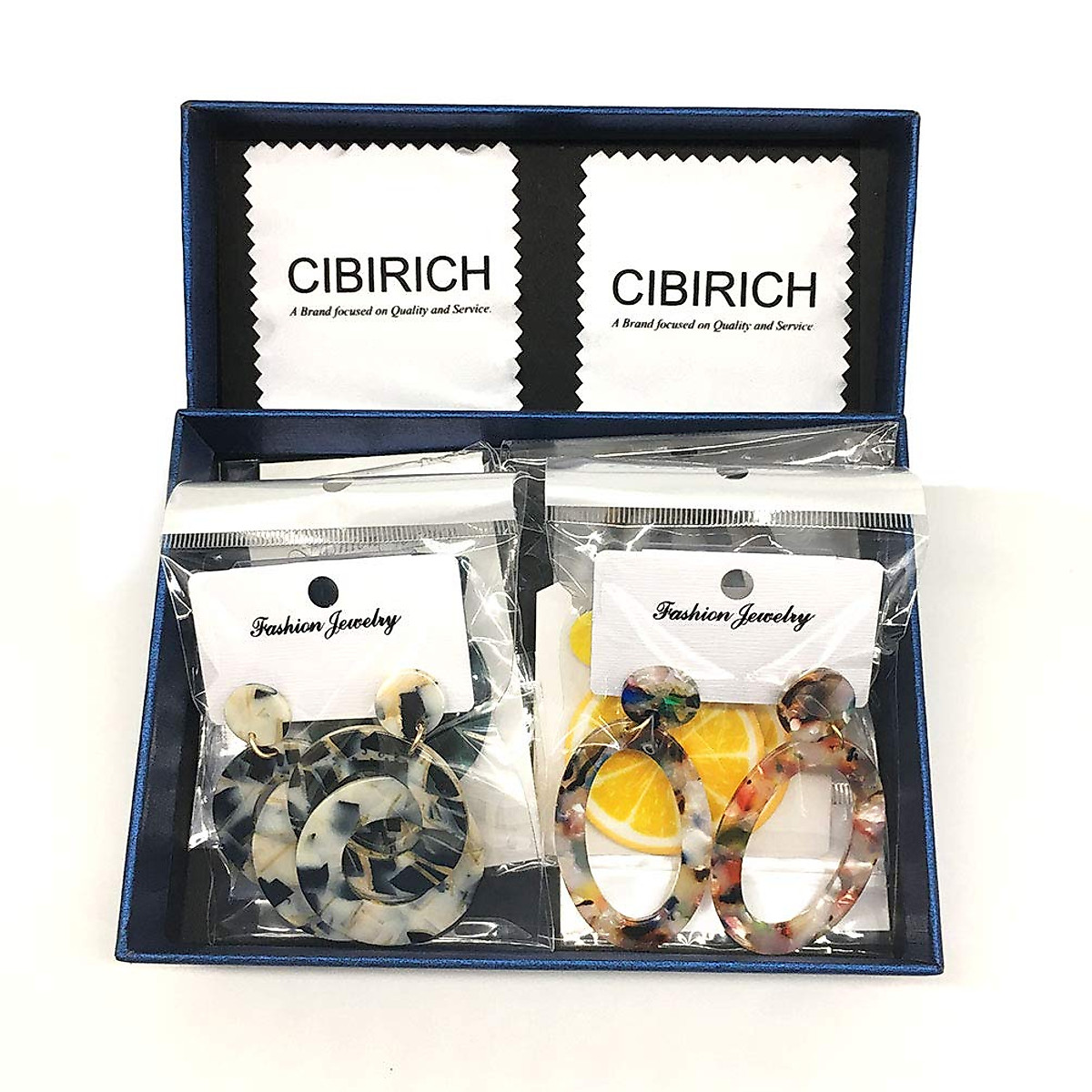 Statement Earrings for Women Acrylic Resin Multicolor Dangles Drop Earrings