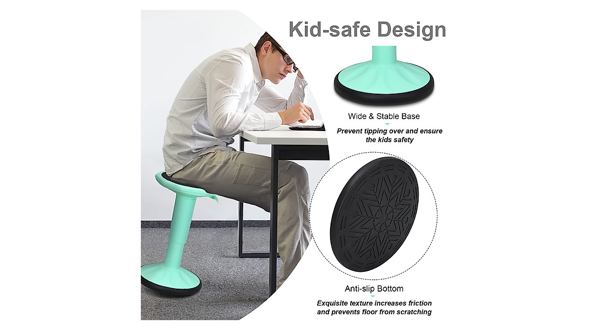 Giantex Adjustable Wobble Stool - Enhance Classroom Focus
