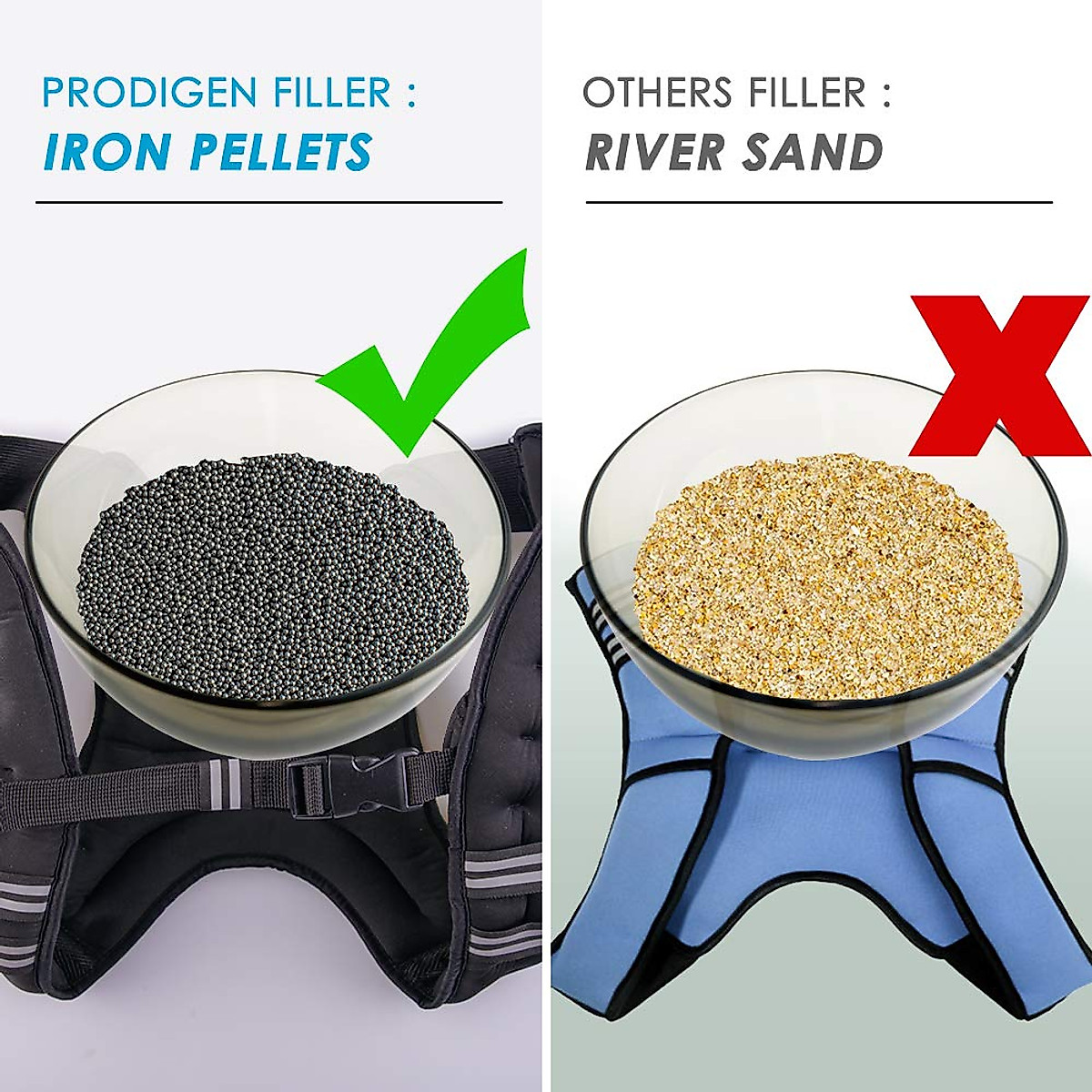 Prodigen Weighted Vest for Women and Men 12 Lbs with Reflective Stripe and Double Adjustable Buckle Straps Weight Vests for Strength Training, Jogging, Cardio, Weight Loss, Muscle Building, Purple