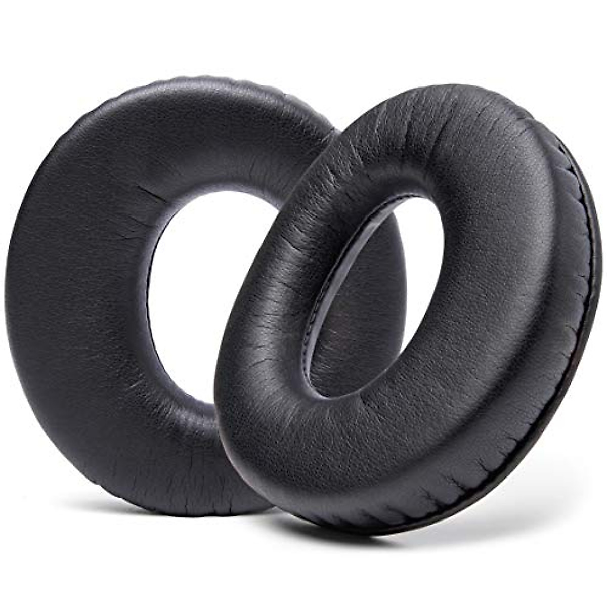WC Replacement Ear Pads for Sony MDR-RF985R RF970 RF970RK RF960RK RF960R RF925RK & MDR-DS6500 Headphones | Softer Leather, Luxurious Memory Foam, Added Thickness, Enhanced Noise Isolation | Black
