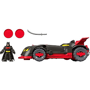 Fisher-Price Imaginext DC Super Friends Batman Toy Ninja Armor Batmobile & Figure Set for Preschool Pretend Play Kids Ages 3+ Years