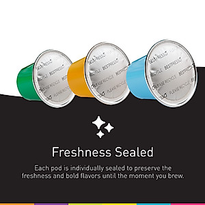 Bestpresso Coffee for Nespresso Original Machine 120 pods Certified Genuine Espresso Colombia Blend Pods Compatible with Nespresso Original 60 Days Satisfaction Guarantee