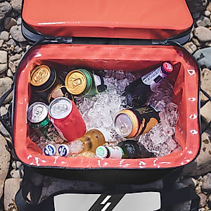 ROCKBROS Soft Cooler Bag Insulated Waterproof 30 CAN Large Cooler Bag Leak Proof Beach Bag with Cooler for Camping Picnic Fishing Boating Golf