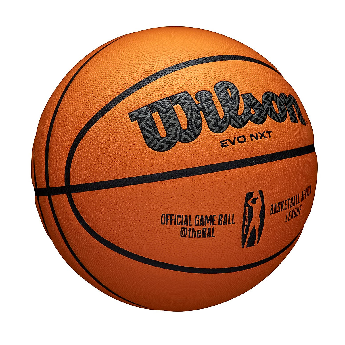 Wilson Basketball EVO NXT Africa League, Blended Leather, Indoor-Basketball, Orange