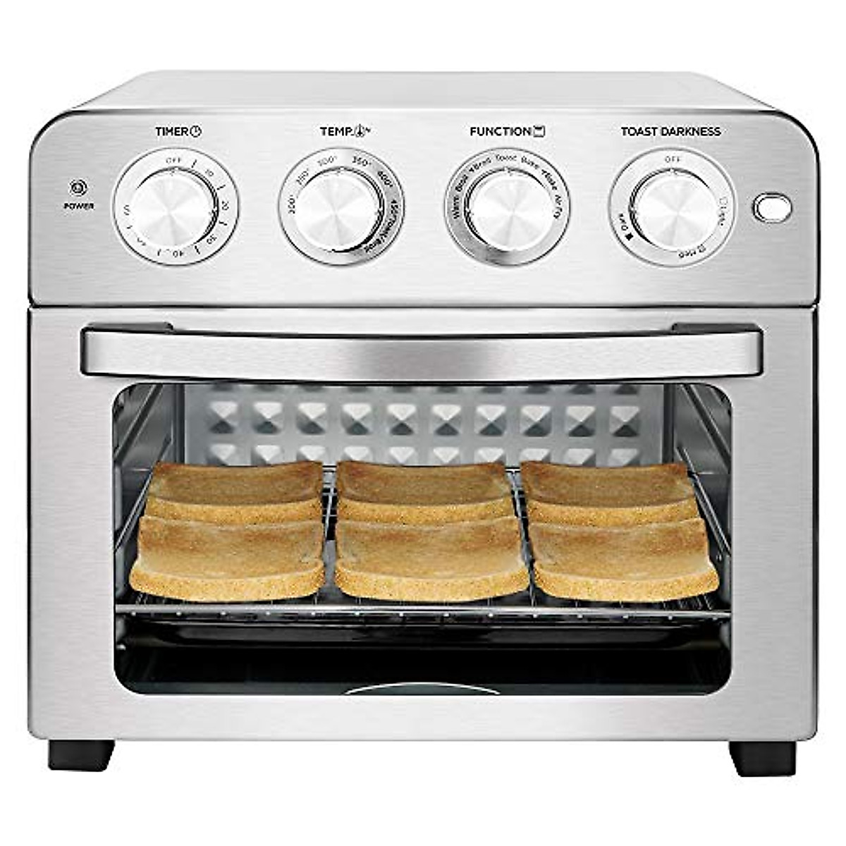 Schloß Air Fryer, 24Qt Toaster Oven, Multifunctional Convection Airfryer, Rotisserie & Dehydrator, 7 Presets Fry, Roast, Broil, Bake, Dehydrate, Reheat, Cooking Accessories Included, 1700W