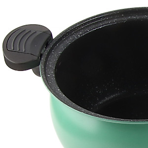 Micro Pressure Cooker Fast Cooking Cookware, 31 * 28 * 17cm Non Stick Microwave Kitchenware, Multi Functional Big Capacity Universal Stew Pot (5L)