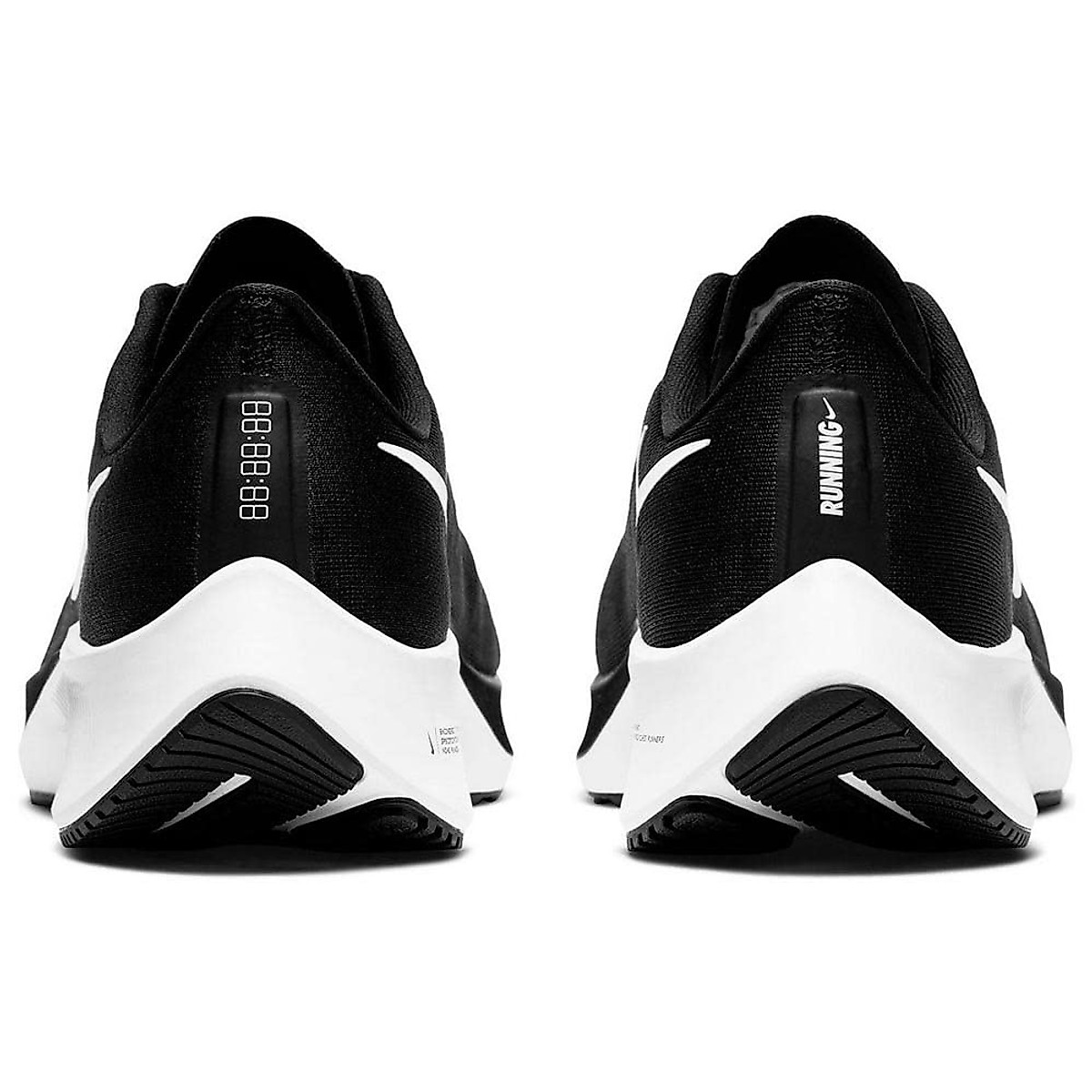 Nike Men's Low-Top Sneaker, Black White, 8.5