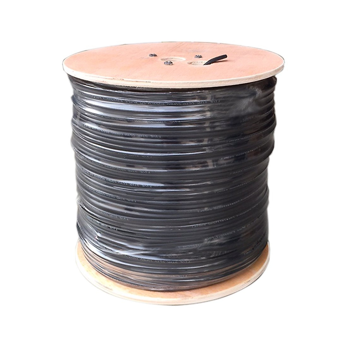 FiveStarCable RG59 1000 ft. Siamese Coaxial CCTV - Combo 20 AWG RG59 Video + 18/2 18AWG Power Cable Color Black