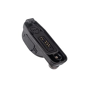 Klykon Audio Adapter with 2 Pin Plug for Motorola MTP850 MOTOTRBO XPR 6550 6350 XPR7550 7550e 75807380 7350 APX900 Walkie Talkie 2 Way Radio