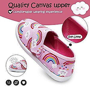 K KomForme Toddler Girls Sneakers Slip On Moccasins Casual Shoes for Toddler/Little Kid/Big Kid